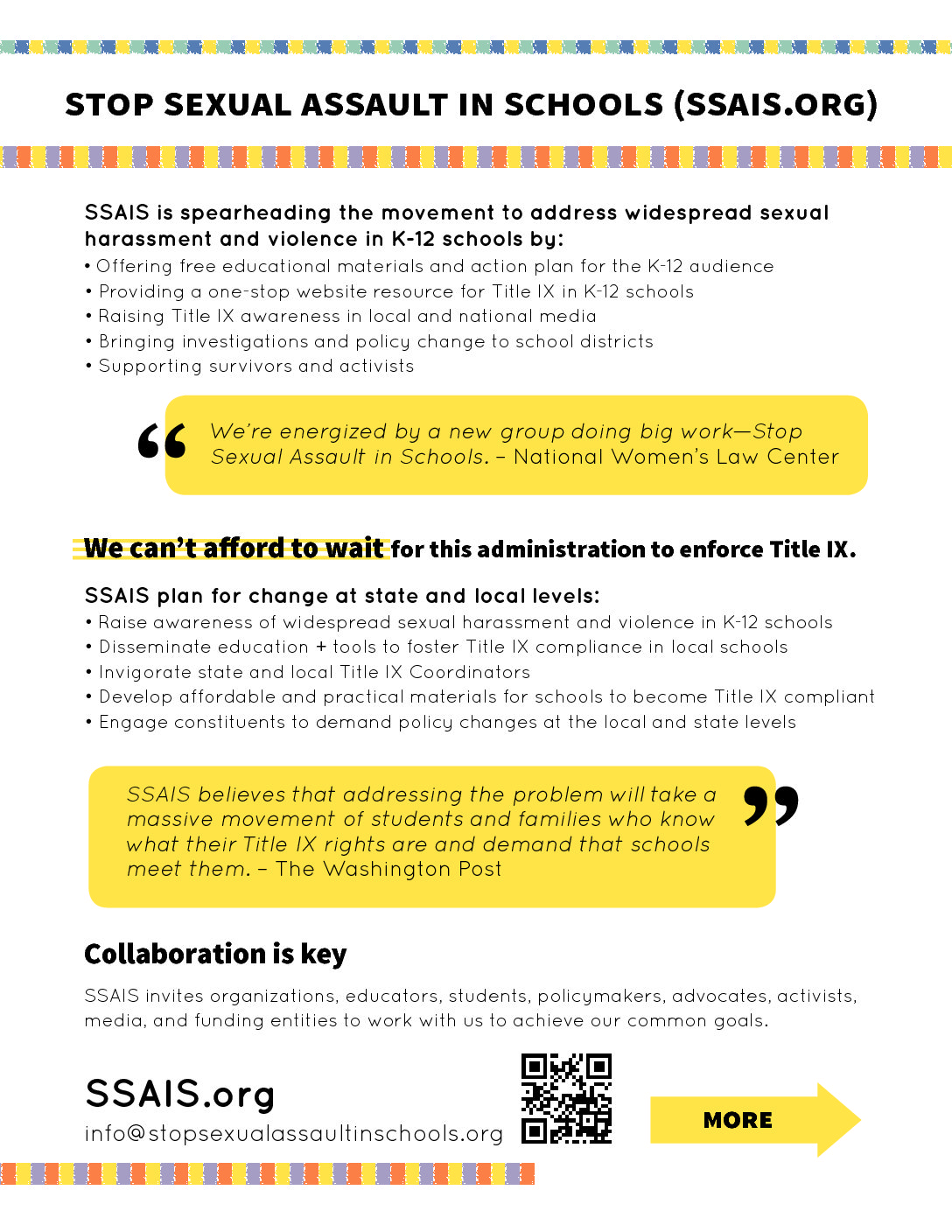 Read the Reviews | Stop Sexual Assault in Schools